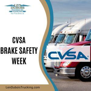 2023 Brake Safety Week - Len Dubois Trucking